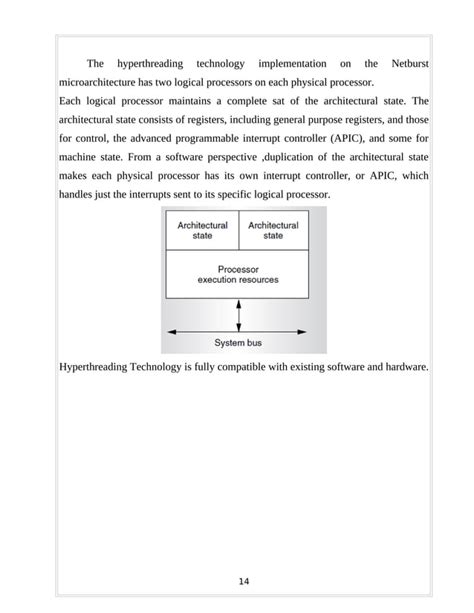 Hyper Threading Technology Pdf Operating Systems Computer Software And Applications