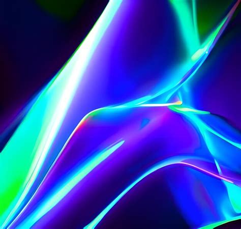 Premium Ai Image Abstract Uv Ultraviolet Light Composition
