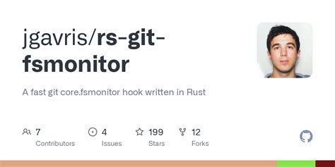 github jgavris rs git fsmonitor a fast git core fsmonitor hook