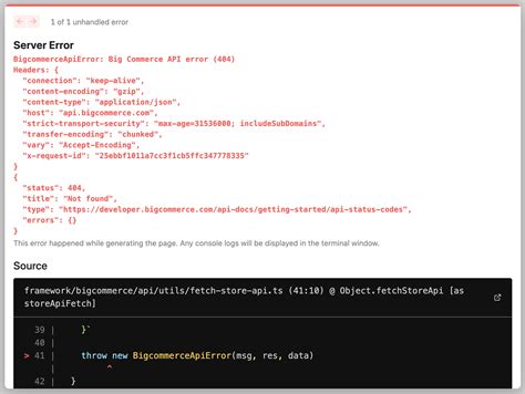 Nextjs Commerce Is Throwing A 404 Message When Running Locally · Vercel Nextjs · Discussion