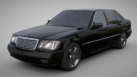 Mersedes Benz S Class W140 Download Free 3d Model By Black Snow