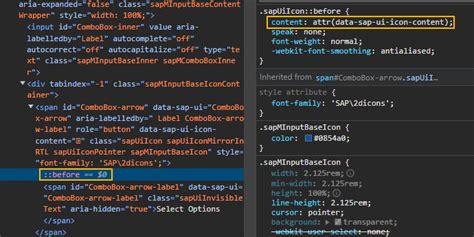 How To Change Standard Icons Of UI5 Elements With CSS