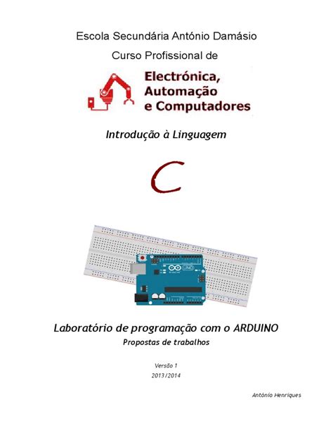 fichas c arduino pdf pdf arduino diodo emissor de luz