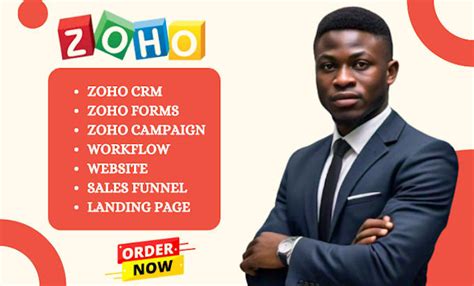 Setup A Custom Zoho Crm Zoho Campaign Zoho Form Zoho Workflow Zoho Mail By Max Jhn Fiverr
