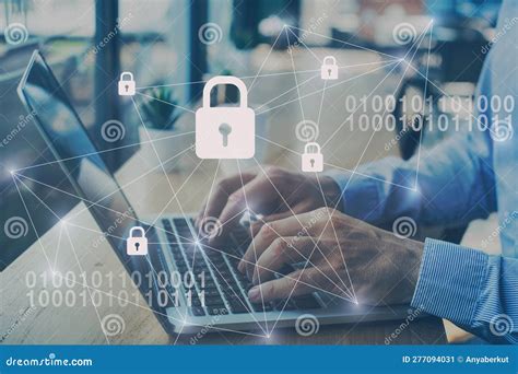 Internet Security And Data Protection Concept Stock Image Image Of