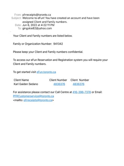 Welcome To Efun You Have Created An Account And Have Been Assigned