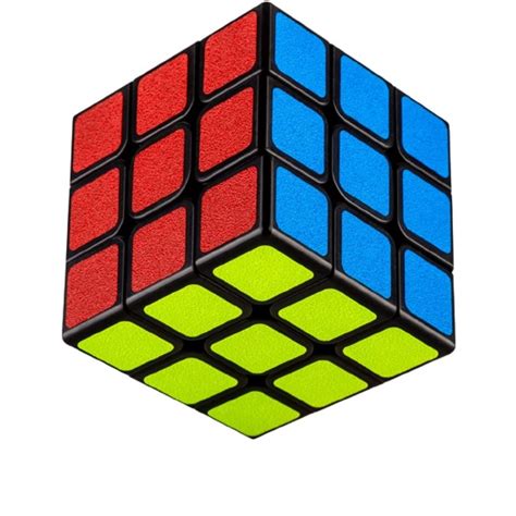 Speed Rubix Cube 3x3 Smooth Turning Magic Cube 3x3x3 Brain Teaser Puzzle Cube Sticker 2 2