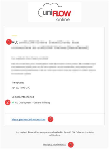 Status Page How To UniFLOW Online