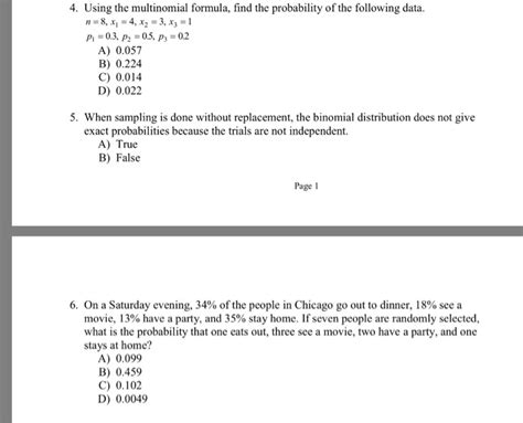 Solved 4 Using The Multinomial Formula Find The Chegg Com