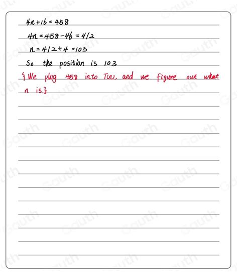 solved the n th term of a sequence is given by t n 4n 46 a term in