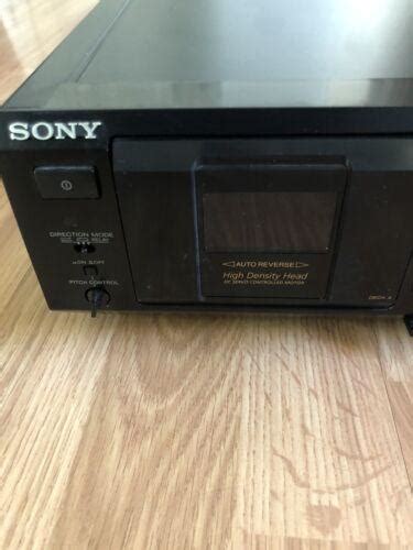 Sony Tc We435 Cassette Deck 2 Head Auto Reverse Dolby Pro Tested