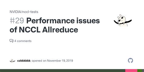 performance issues of nccl allreduce · issue 29 · nvidia nccl tests