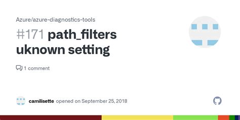 path filters uknown setting · issue 171 · azure azure diagnostics