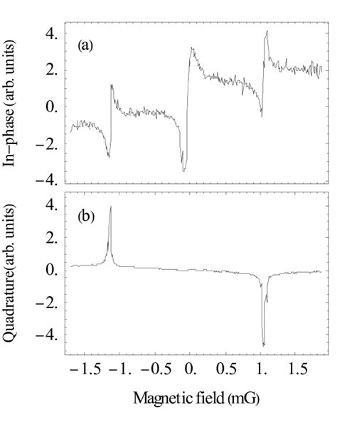 Synchronously Detected In Phase A And Quadrature B Amor Signals