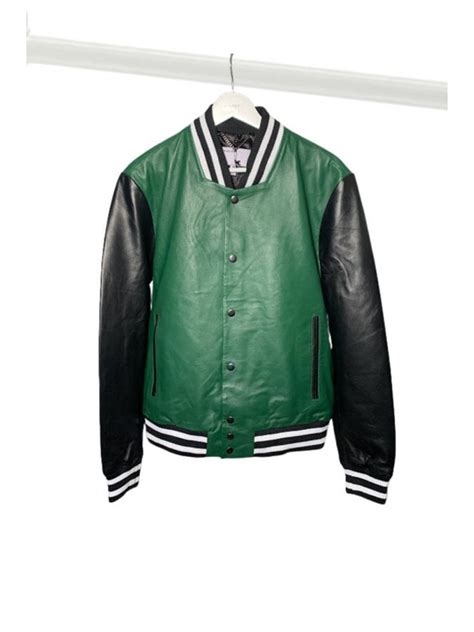 Westbay Varsity Leather Bomber Shop Men From Muubaa Uk