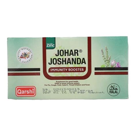 Buy Qarshi Johar Joshanda Immunity Booster 30 Sachets Online Carrefour Pakistan