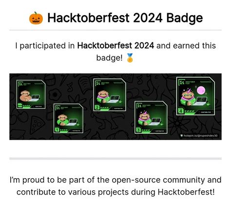 rupesh kumar on linkedin hacktoberfest2024 opensource community coding innovation learning…
