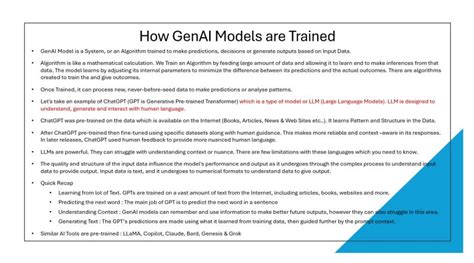 Basava Raju On Linkedin How Genai Models Are Trained Genai Model Is A System Or An Algorithm…