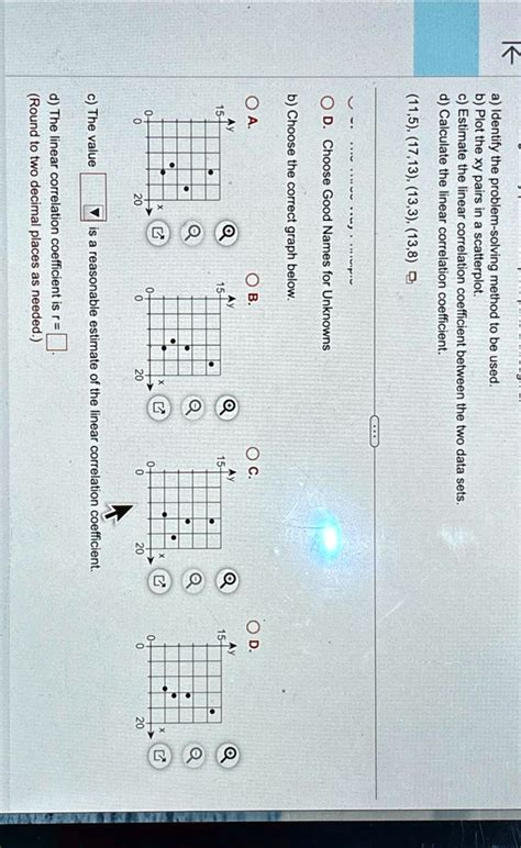 Solved A Identify The Problem Solving Method To Be Used B Plot The