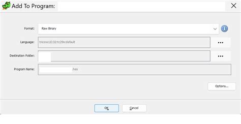 Add To Program Only Allows Importing Raw Binary · Issue 5739 · Nationalsecurityagencyghidra