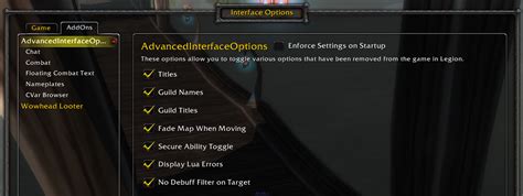 Wow Classic Addon Spotlight Advanced Interface Options Wowhead News