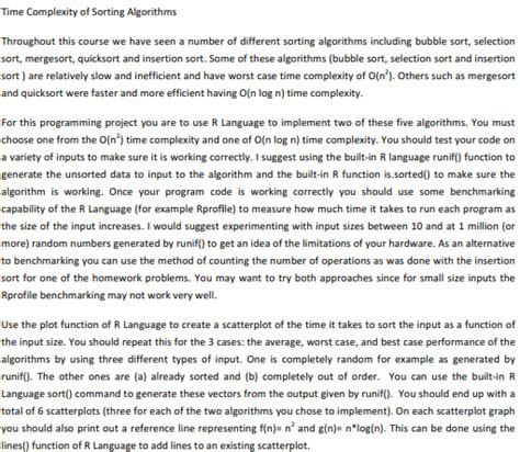 Solved Programming Projectyour Final Report Should Give An