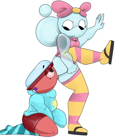 Rule 34 2girls Bandaid Blue Sweater Dandys World Dandys World Female