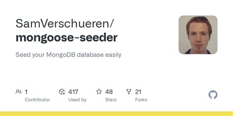 Github Samverschuerenmongoose Seeder Seed Your Mongodb Database Easily
