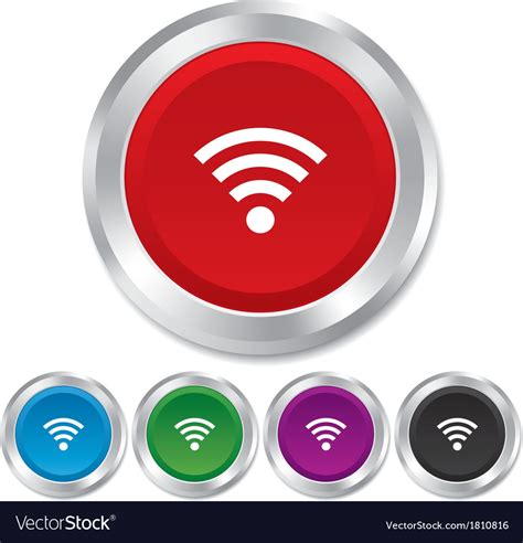 Wifi Sign Wi Fi Symbol Wireless Network Royalty Free Vector