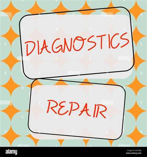 Hand Writing Sign Diagnostics Repaira Program Or Routine That Helps A User To Identify Errors