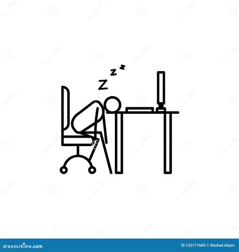 Lazy Person Outline Icon Element Of Lazy Person Icon For Mobile Concept And Web Apps Thin Line