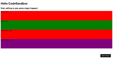 Emotion Issue Template Forked Codesandbox