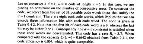 solved let us construct a d 1 k o code of length n 5