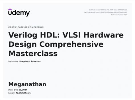 Meganathan M On Linkedin Veriloghdl Fpga Asic Digitaldesign Hardwareengineering Udemy