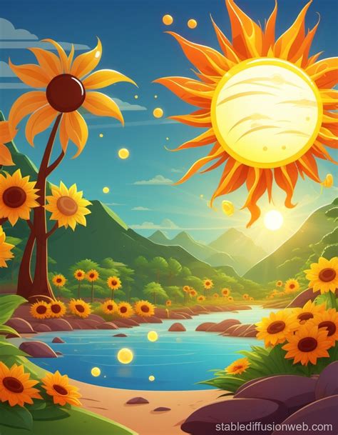 Animated Uv Rate Image From Sun And Nature Stable Diffusion Online