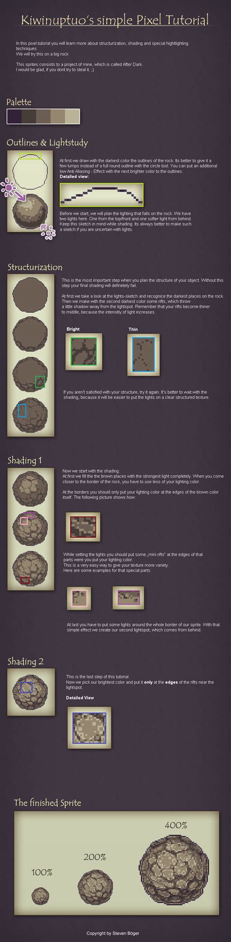 Pixel Art Tutorial Shading By Kiwinuptuo On DeviantART