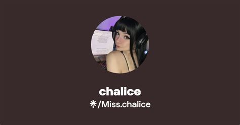 Chalice 💧 Instagram Tiktok Twitch Linktree