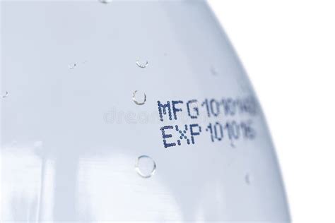 Manufacturing Date And Expiry Date On Some Pharmaceutical Packaging Stock Image Image Of