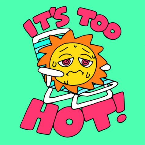 Sweating Heat Wave  By Into Action Find And Share On Giphy