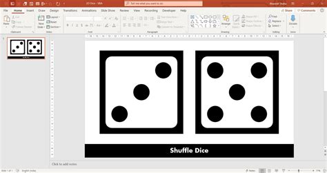 Animated Random Rolling Dice In Powerpoint Free Download