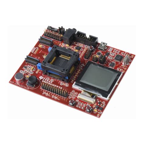 Texas Instruments Msp Exp430f5438 User Manual Pdf Download Manualslib