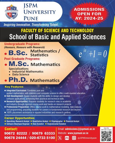Jspmuniversity Mathematics Bscmathematics Mscmathematics