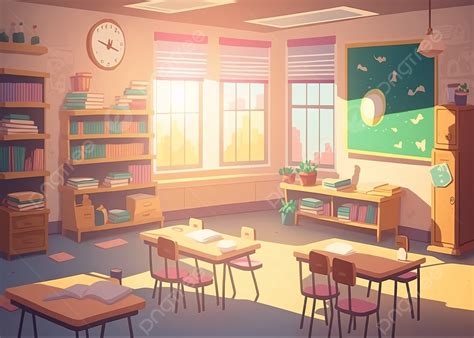 교실 책상 만화 배경 교실 책상 만화 배경 일러스트 및 사진 무료 다운로드 Pngtree