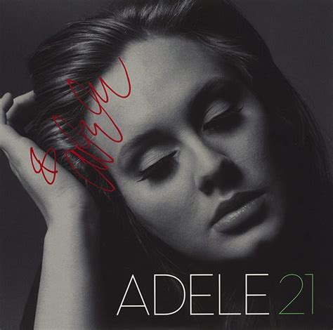 Autographed Adele Vinyl Record Signed Music