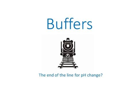 Ph Buffers What Are They Some Worked Calculations Teaching Resources
