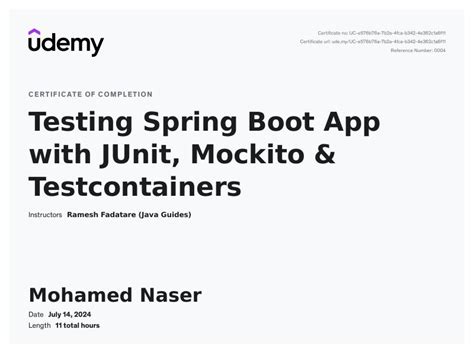 Mohamed Naser On Linkedin Testing Spring Boot App With Junit Mockito And Testcontainers 🎉