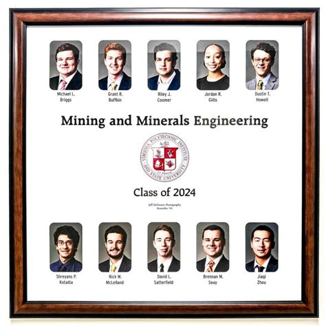 Class Composite Photos Mining And Minerals Engineering Virginia Tech