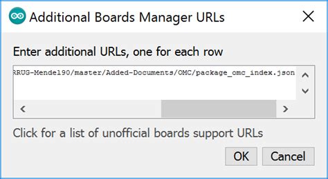 Adding The Tvrrug Omc Board To Arduino Ide Hannah Napier