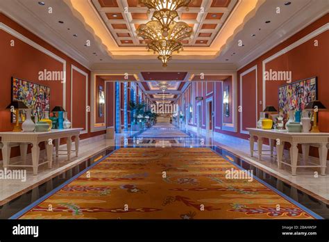 Interior Décor Of The Wynn Hotel Convention Center In Las Vegas Nevada