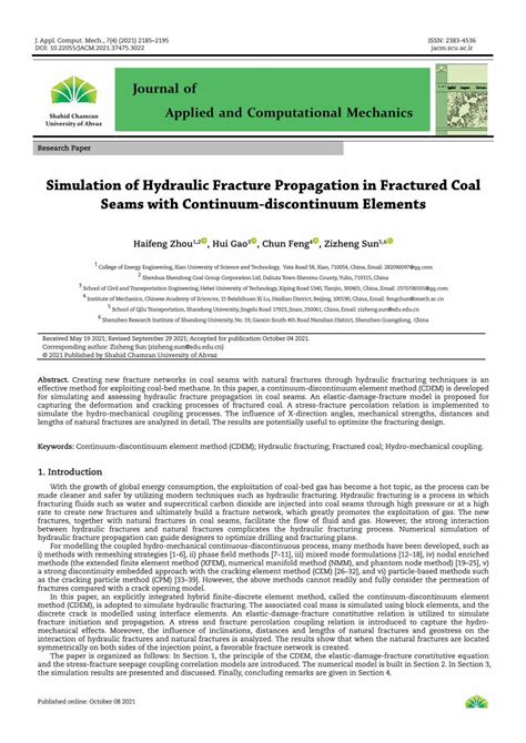 PDF Simulation Of Hydraulic Fracture Propagation In Fractured DOKUMEN TIPS